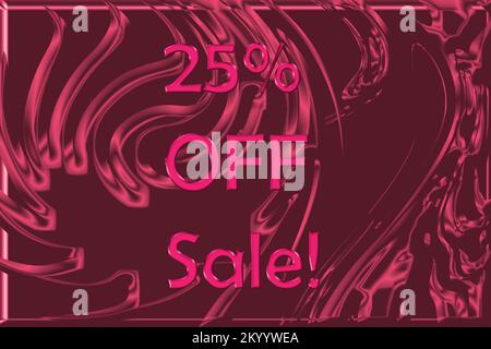 25% off Sale 25 percent Discount Marketing Promotional Poster Banner ...