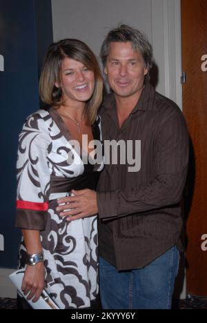Kato Kaelin & Amber Thompson attend the Caucus for Writers & Producers ...