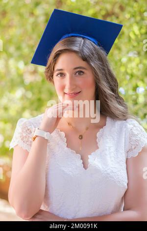 Confident woman graduation in university Stock Photo - Alamy