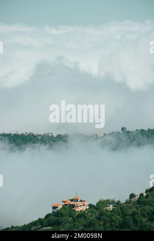 Above the clouds in Mount Lebanon Stock Photo - Alamy