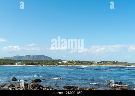 Gansbaai, South Africa - Sep 20, 2022: Chalets at Uilenkraalsmond at ...