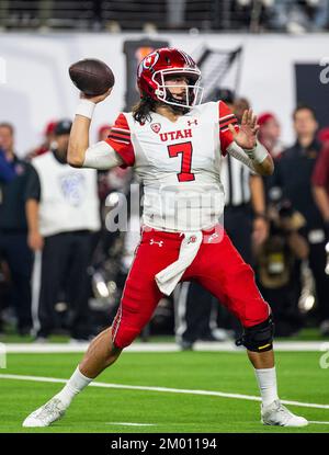 Utah Utes quarterback Cameron Rising speaks during PAC-12 Media Day on ...
