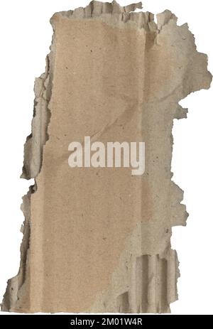 Torn cardboard textures, a piece of cardboard papers Stock Photo - Alamy