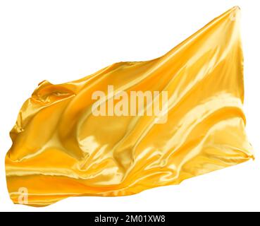 Yellow cloth flutters Stock Photo - Alamy