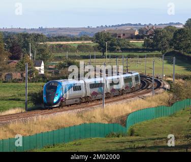 First Transpennine Express class 802 Hitachi AT300 bi mode train ...