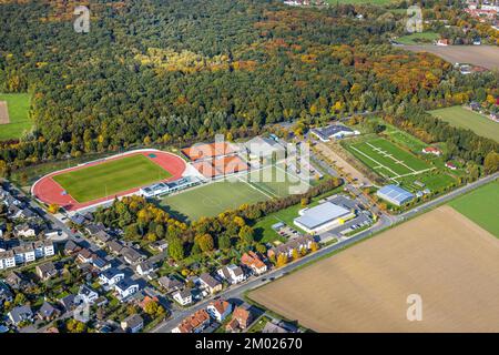Aerial view, HSC sports facility, HSC 08 Hammer Sportclub, soccer ...