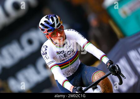 British Thomas Tom Pidcock pictured during the men's elite race of the ...