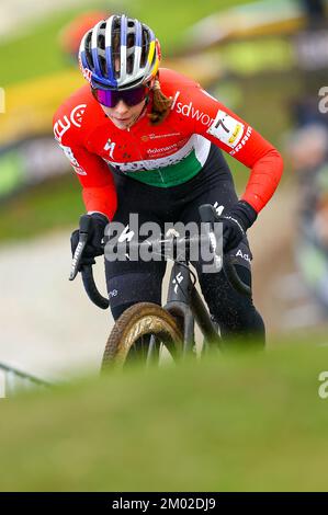 Hungarian Kata Blanka Vas pictured in action during the women's elite ...