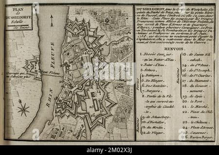 The historical war map Stock Photo - Alamy