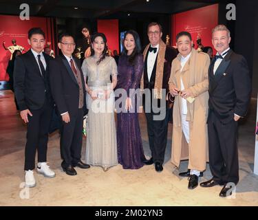 Director Rob Minkoff (R) and Crystal Kung attend` the LA Premiere of ...
