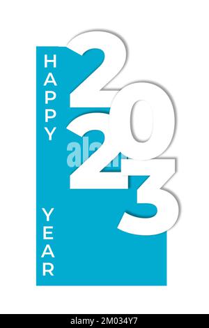 Happy new year, Happy new year 2023 card, snowflakes, red gradient ...