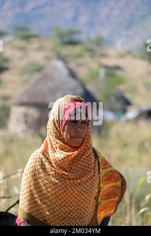 Tigre village in Eritrea Stock Photo - Alamy