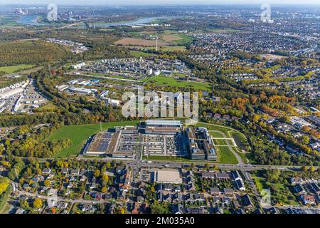 Luftbild, Edeka Rhein-Ruhr Zentrale Neubau, Edekaplatz, Rheinkamp ...