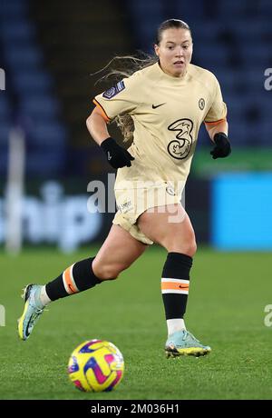 Leicester, UK. 3rd Dec, 2022. Sam Tierney of Leicester City during the ...