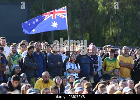 Sydney, Australia. 4th December 2022. Huge crowds attended Tumbalong ...