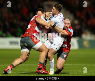 Northampton Saints’ captain Fraser Dingwall walks on before the ...