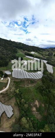 Aerial View of the Copey Winery Estates in Copey de Dota, Costa Rica ...