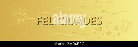 “CONGRATULATIONS” wishing with Gold Letter Gold Background Vector ...