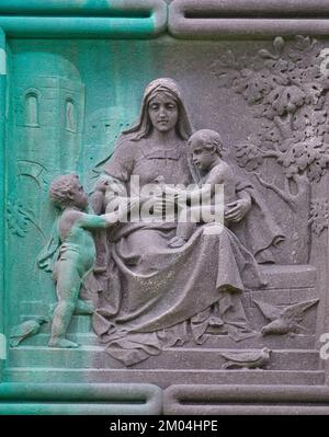 Lord Carbery's Cross depicting scenes from the bible, Croachna Hill ...