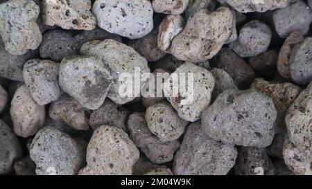 Detailed surface texture of piles of pumice as background Stock Photo ...
