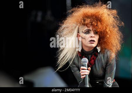 Colombian band Rattus Rattus performs during the third day of the ...
