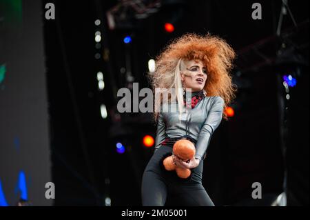 Colombian band Rattus Rattus performs during the third day of the ...