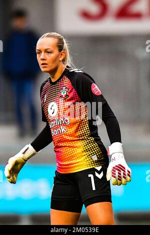 Goalkeeper Kayla Rendell (1 England) looks on during the National Team ...