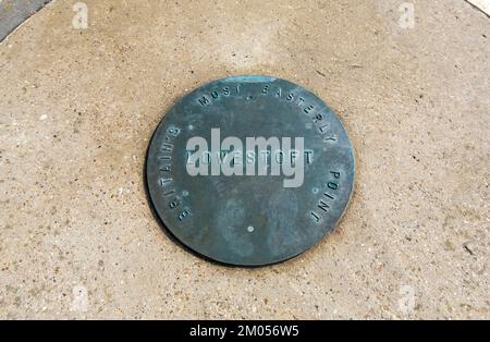 Britain's most Easterly Point in Lowestoft, Suffolk Stock Photo - Alamy