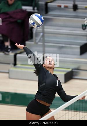December 02, 2022: Alexa Edwards (1) of the University of the Pacific ...