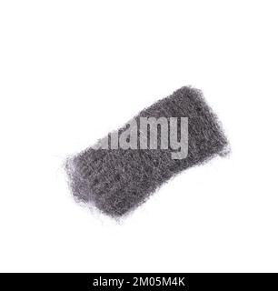 a metallic scourer on a transparent surface Stock Photo - Alamy