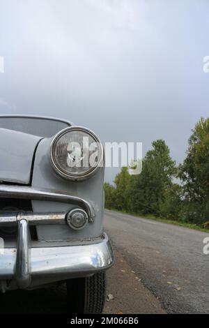 vintage car headlight retro style from zwickau trabant east germany ...