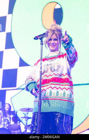 San Jose, USA. 03rd Dec, 2022. Huddy performs during 99.7 Now's ...