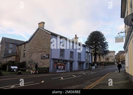 Military shop, Brecon town centre. Brecon scenes. Autumn / winter 2022 ...