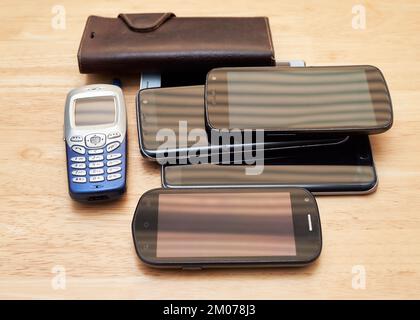 Bunch of phones Stock Photo - Alamy