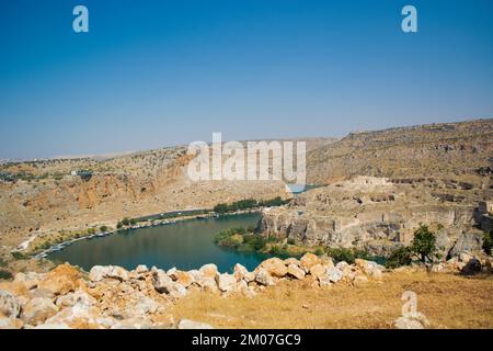 Medieval and Late Rome dated castle called Rumkale riverside of ...