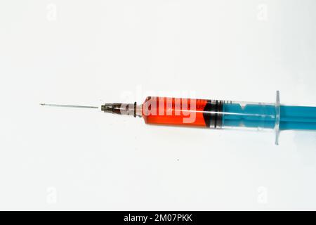 An antimicrobial antibiotic vial that were prepared and left for a ...