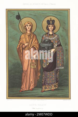 Saint HELENA, wife of Constantius and mother of Constantine, aged 63 ...