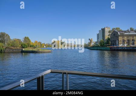 Mündung Spree in die Havel, Zusammenfluß, Spandau, Berlin, Deutschland ...