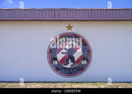Logo, Fussballstadion BFC Dynamo, Sportforum Berlin, Weissenseer Weg ...