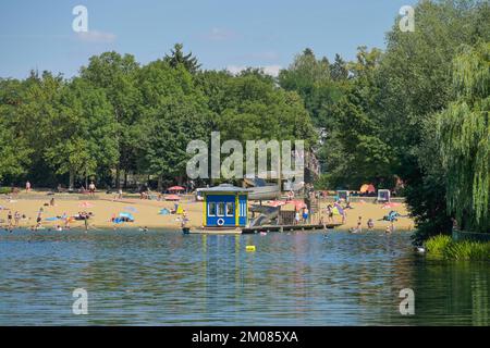 Strandbad Orankesee, Hohenschönhausen, Lichtenberg, Berlin, Deutschland ...
