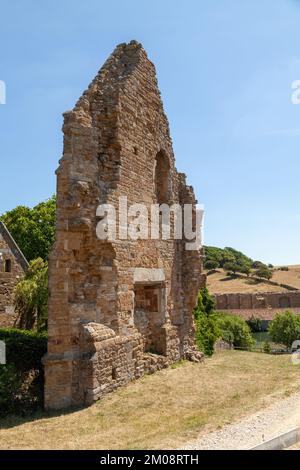 A view of the historic village of Abbotsbury, Dorset, UK Stock Photo ...