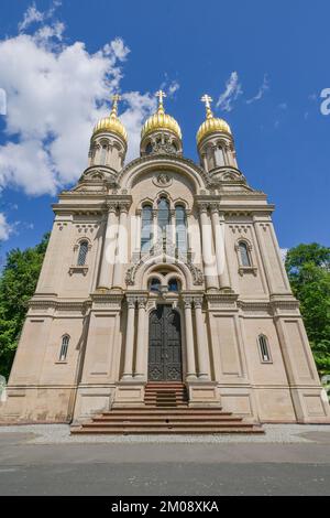 Russisch-Orthodoxe Kirche der heiligen Elisabeth, Neroberg, Wiesbaden, Hessen, Deutschland ...