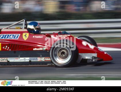 MOTORSPORT - F1 1982 - ITALY GP - MONZA - PHOTO : DPPI PATRICK TAMBAY ...