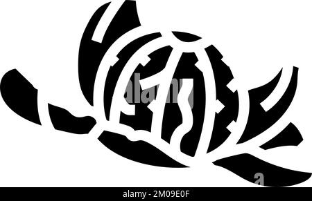 peeled clementine glyph icon vector. peeled clementine sign. isolated ...