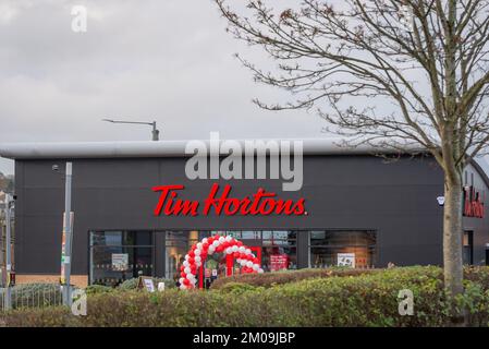 Burnley, Lancashire. Taken on 5 December 2022. Entrance signage to NHS ...