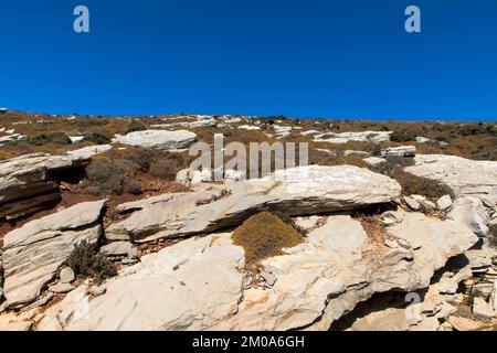 Panoramic view of Mount Attavyros. Is the highest mountain on the ...