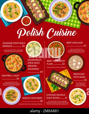 Traditional polish sausage. Smoked meat cartoon icon isolated on white ...