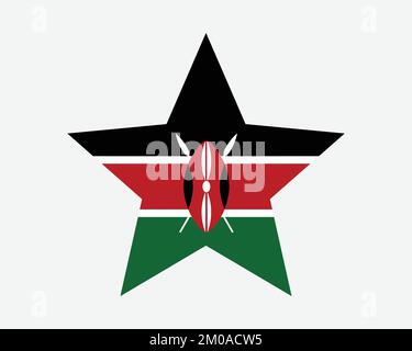 Flag of Kenya. Kenyan national banner and patriotic symbol. Official ...