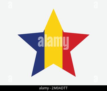 Flag of Romania. Romanian national symbol in official colors. Template ...