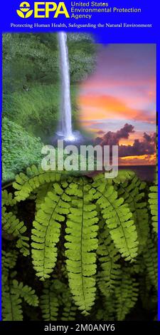 Kiosk poster , Environmental Protection Agency Stock Photo - Alamy